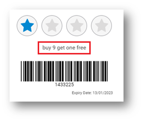 Update your Loyalty Stamp Card