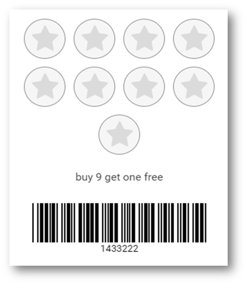 Update your Loyalty Stamp Card