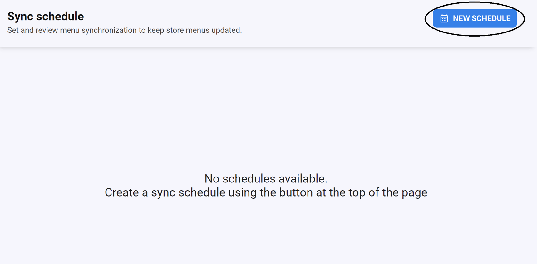 Sync Schedules