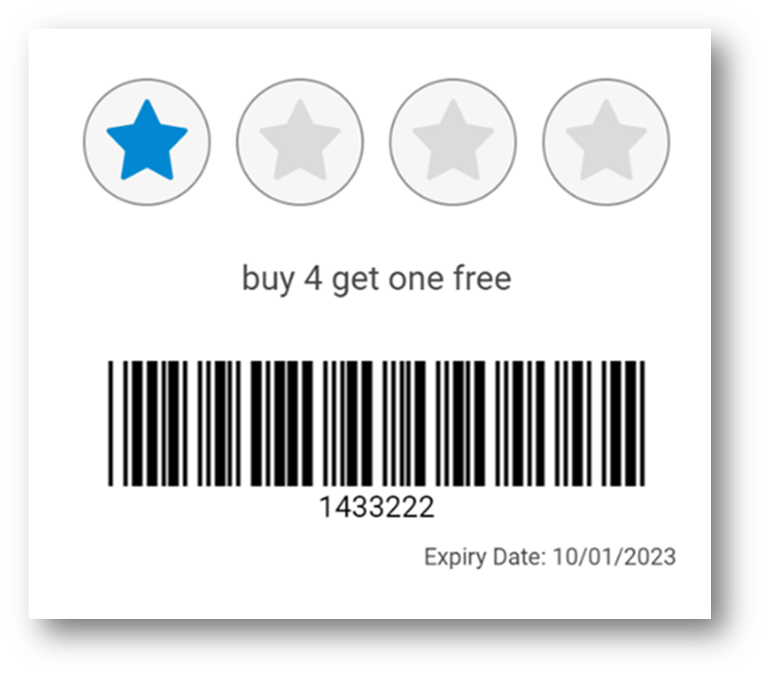 Update your Loyalty Stamp Card