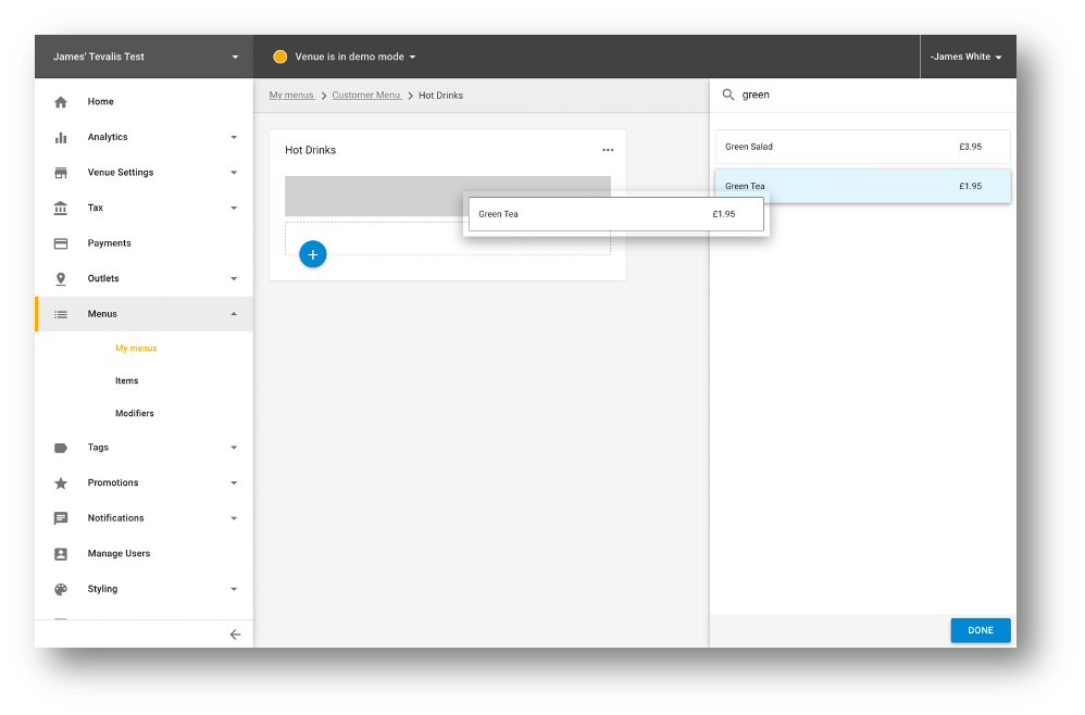 Manage your Tevalis-integrated Service