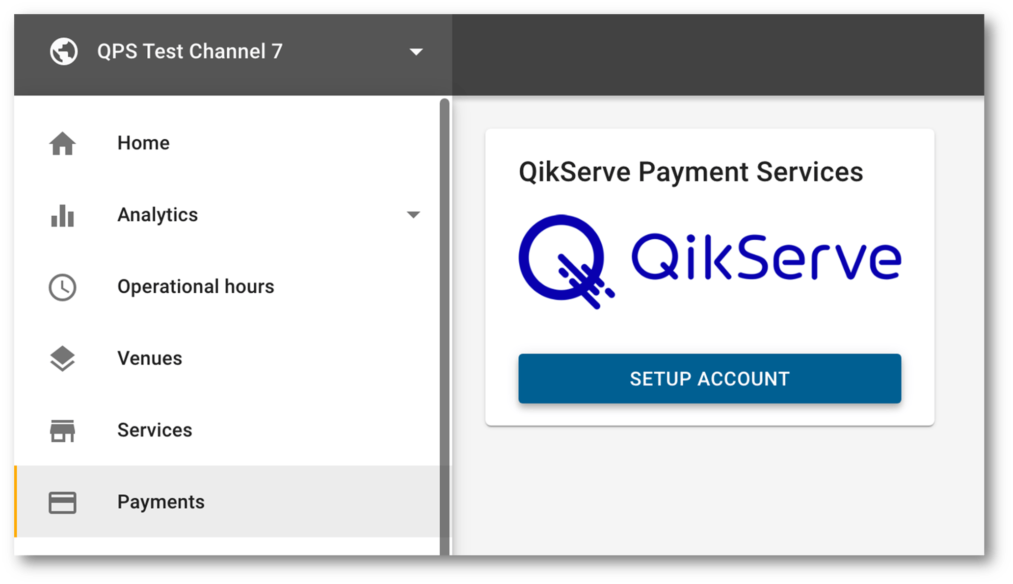 QikServe Payment Services; The Onboarding Process